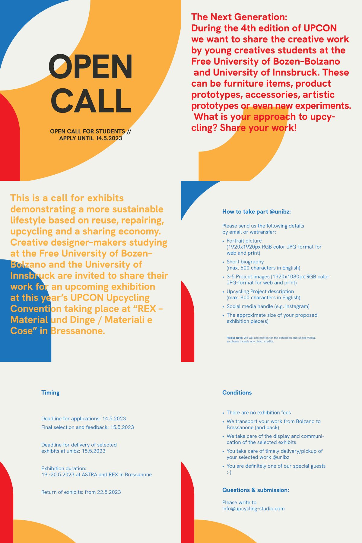 UPCON-2023-–-OPEN-CALL-14.5 - BY DESIGN AND BY DISASTER